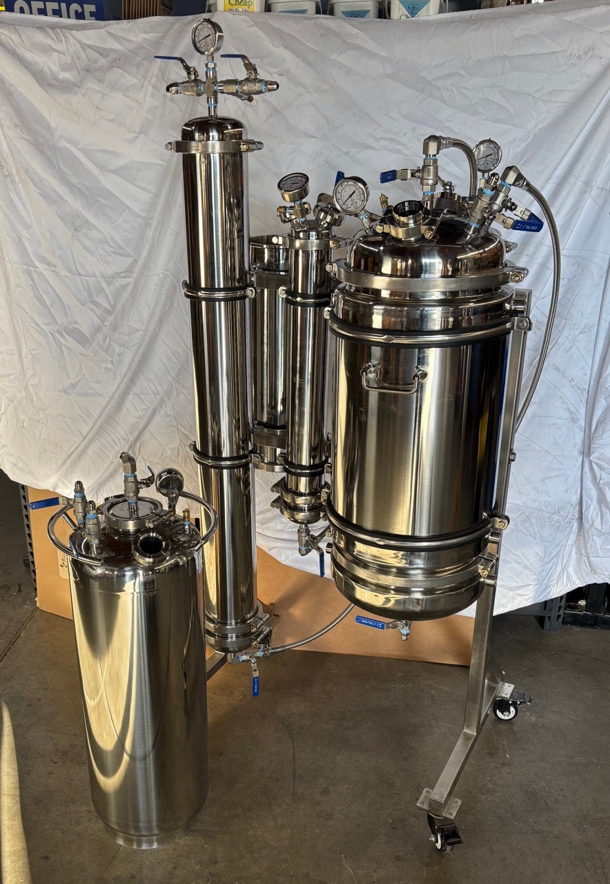 CES - 10 Lb. Closed Loop Extractor w/CRC and SS Solvent Tank ...