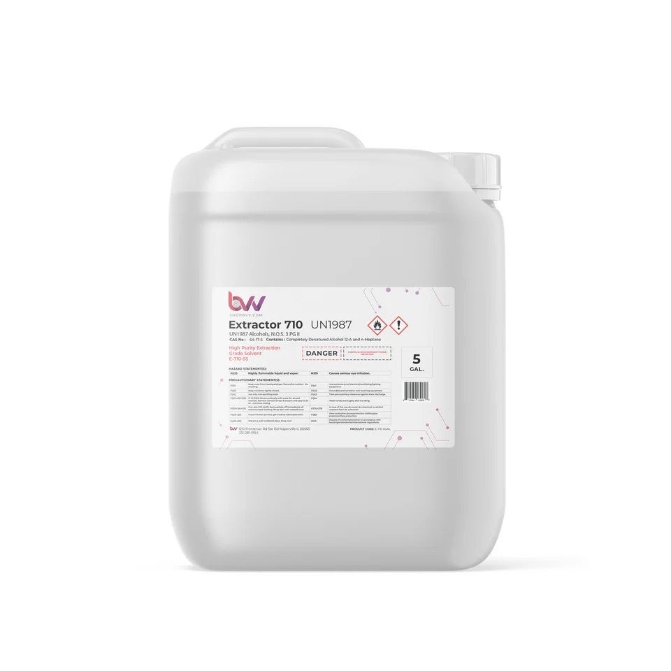 BVV - Ultra High Purity 710 Extraction Solvent - CDA 12A w/N-Heptane - 5 Gallon | California ...