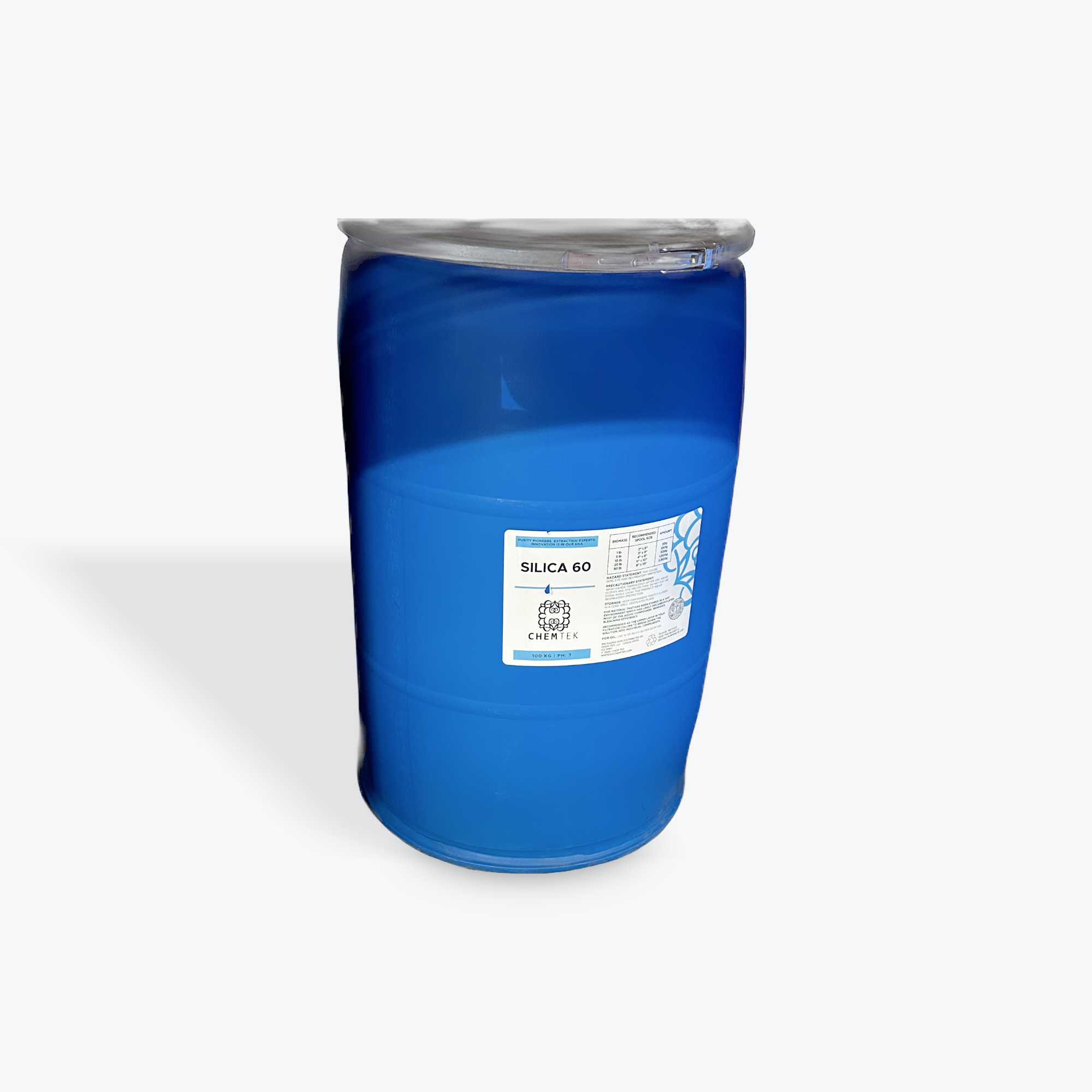 Chemtek - Silica 60 - 80 KG - 55 Gal Barrel | California Extraction ...