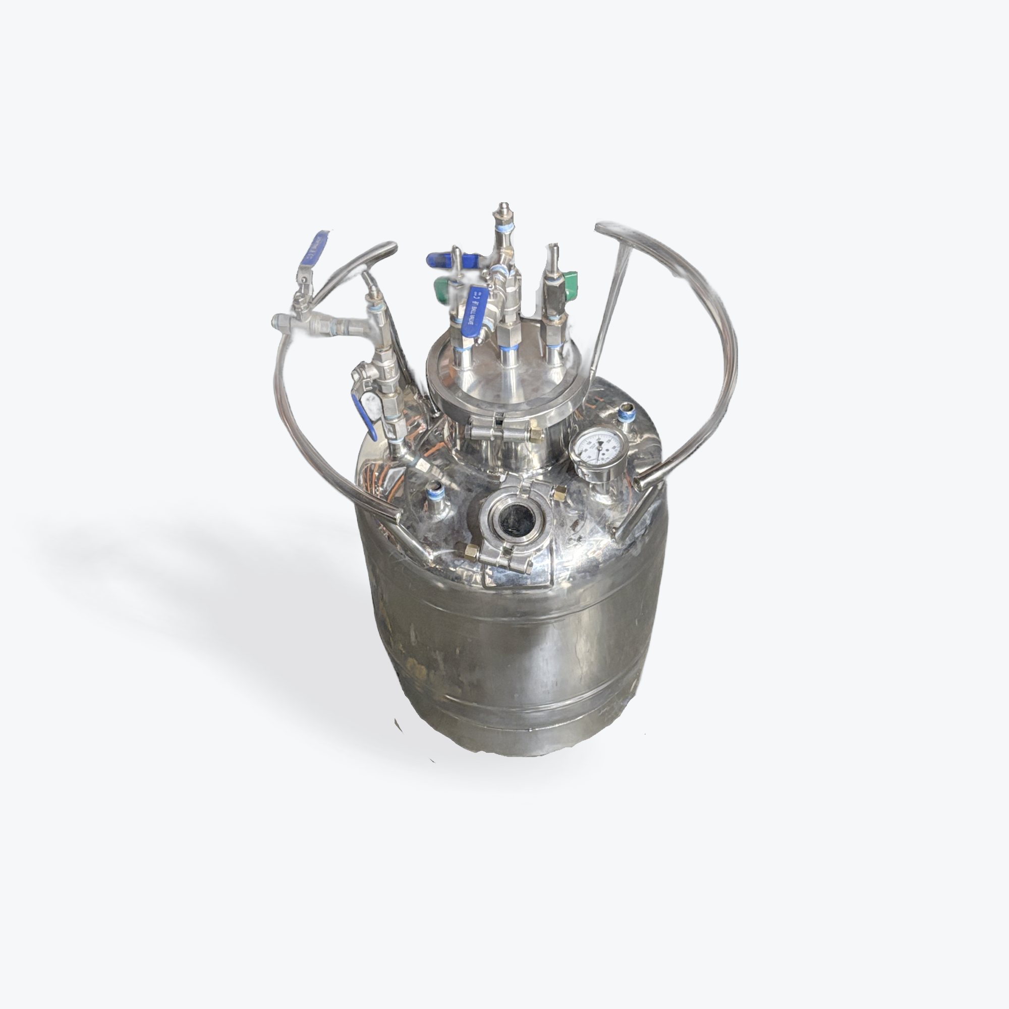 Used - Xtractor Depot 25lb Jacketed Solvent tank 6" Opening w/ Internal ...